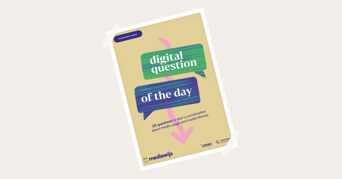 Digital question of the day | Mediawijs