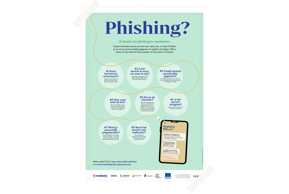 8 Checks Om Phishing Te Voorkomen Mediawijs