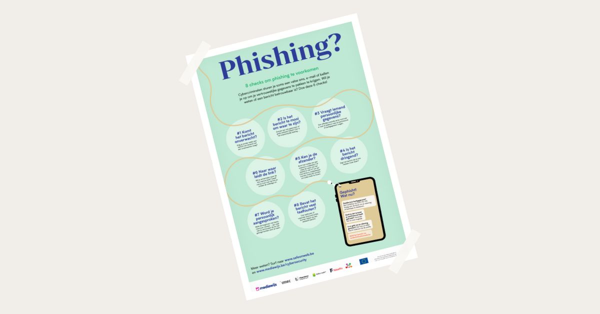 8 Checks Om Phishing Te Voorkomen Mediawijs